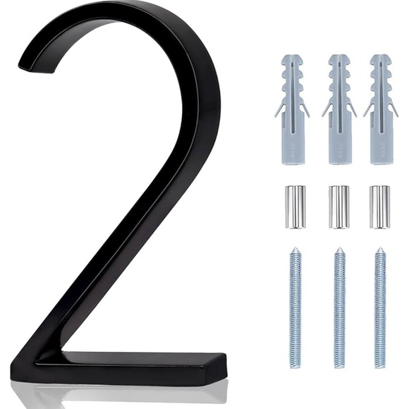 Makrolon | Other | Floating House Numbers 5 Inch Modern Address House ...